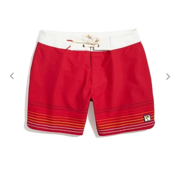 Marine Layer | Swim | Marine Layer Coronado Board Short In Red Multi ...